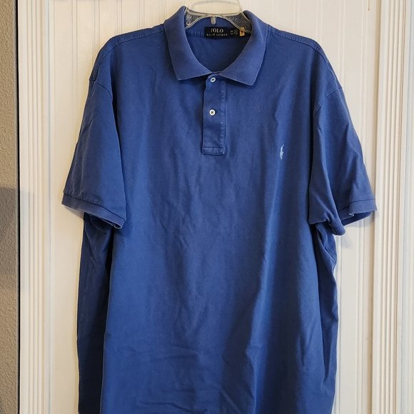 Polo Ralph Lauren | Shirts | Polo Ralph Lauren Mens Blue Polo Shirt Size 3xb | Poshmark